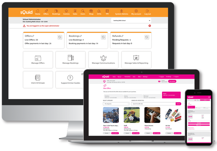 Customer support — sQuidcard