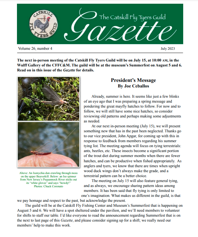 Catskill Fly Tyers Guild