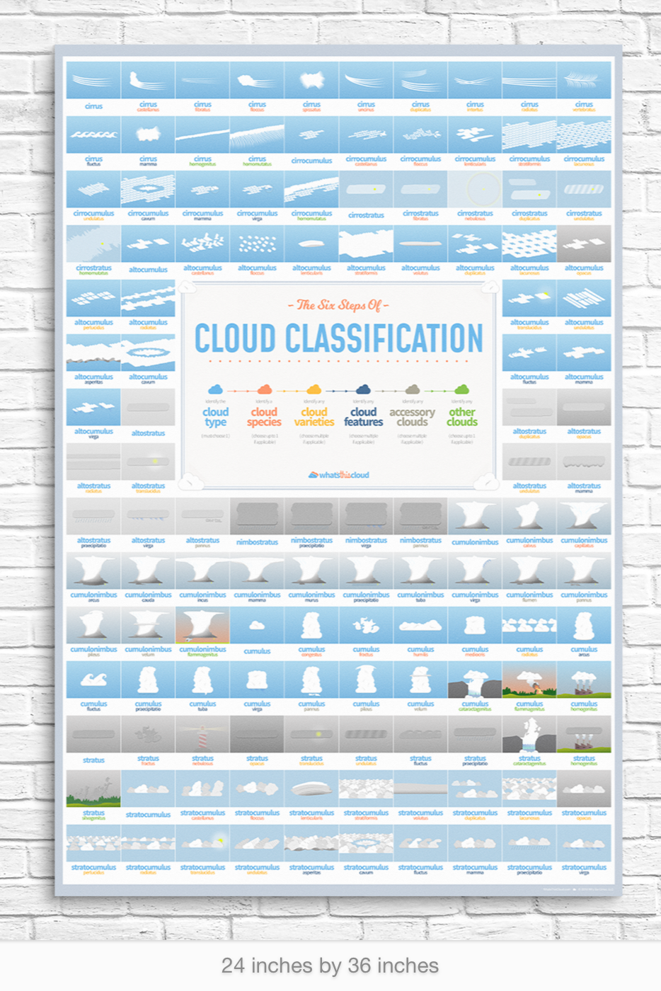 Cloud Identification & Cloud Type Posters | WhatsThisCloud