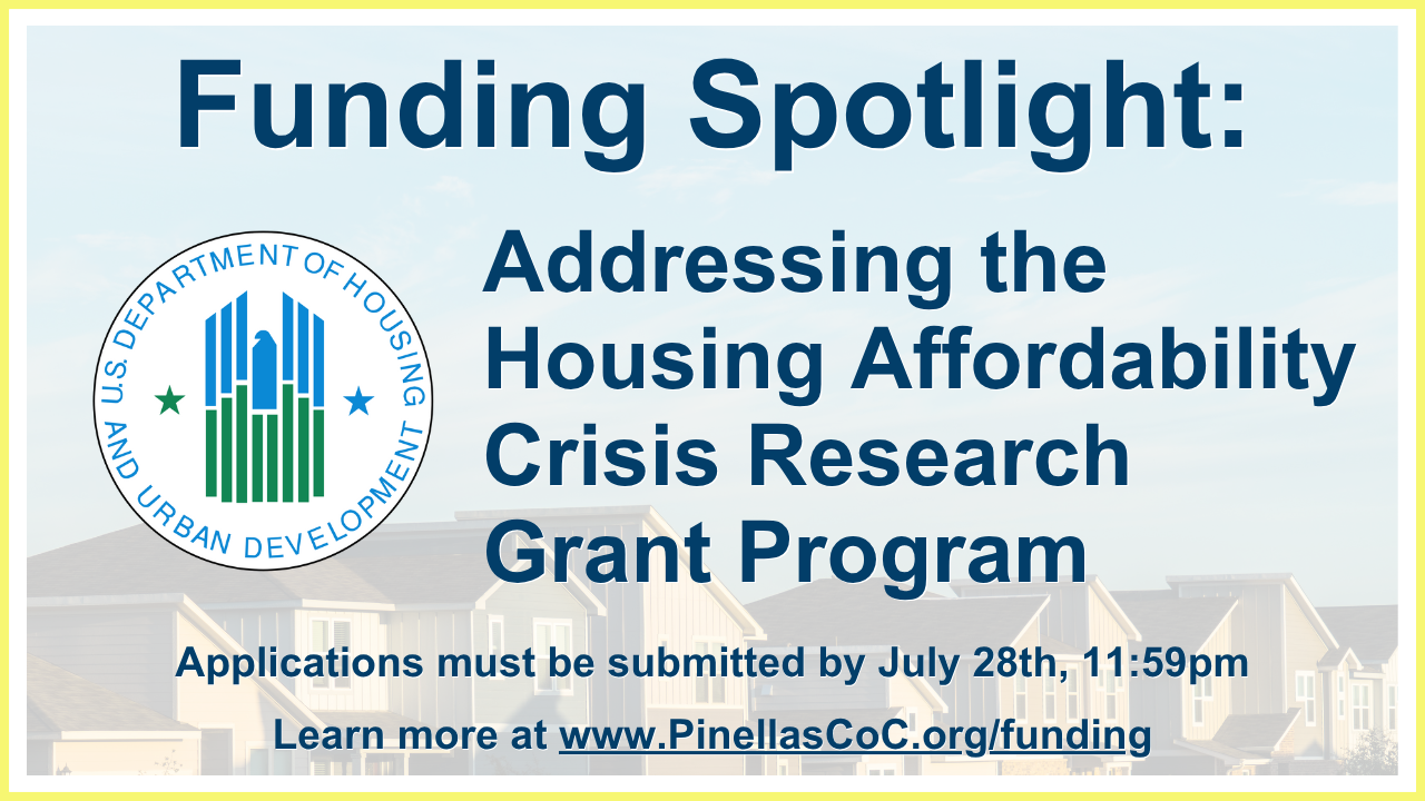 Funding Opportunities — Pinellas Continuum of Care (CoC)