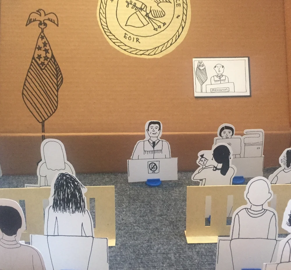 Immigration Court Paper Doll Set, 2019 — Sara Zielinski Studio