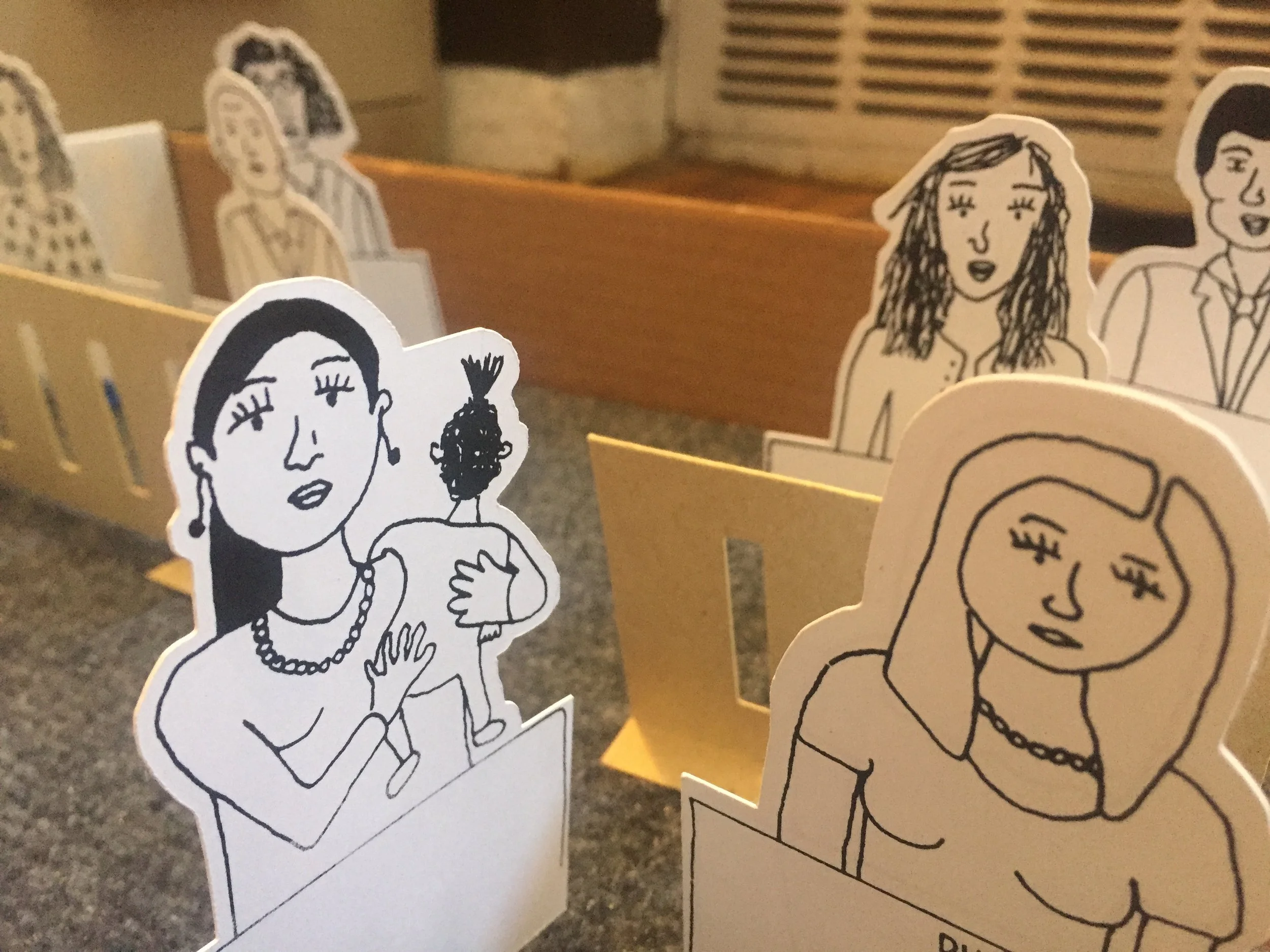 Immigration Court Paper Doll Set, 2019 — Sara Zielinski Studio