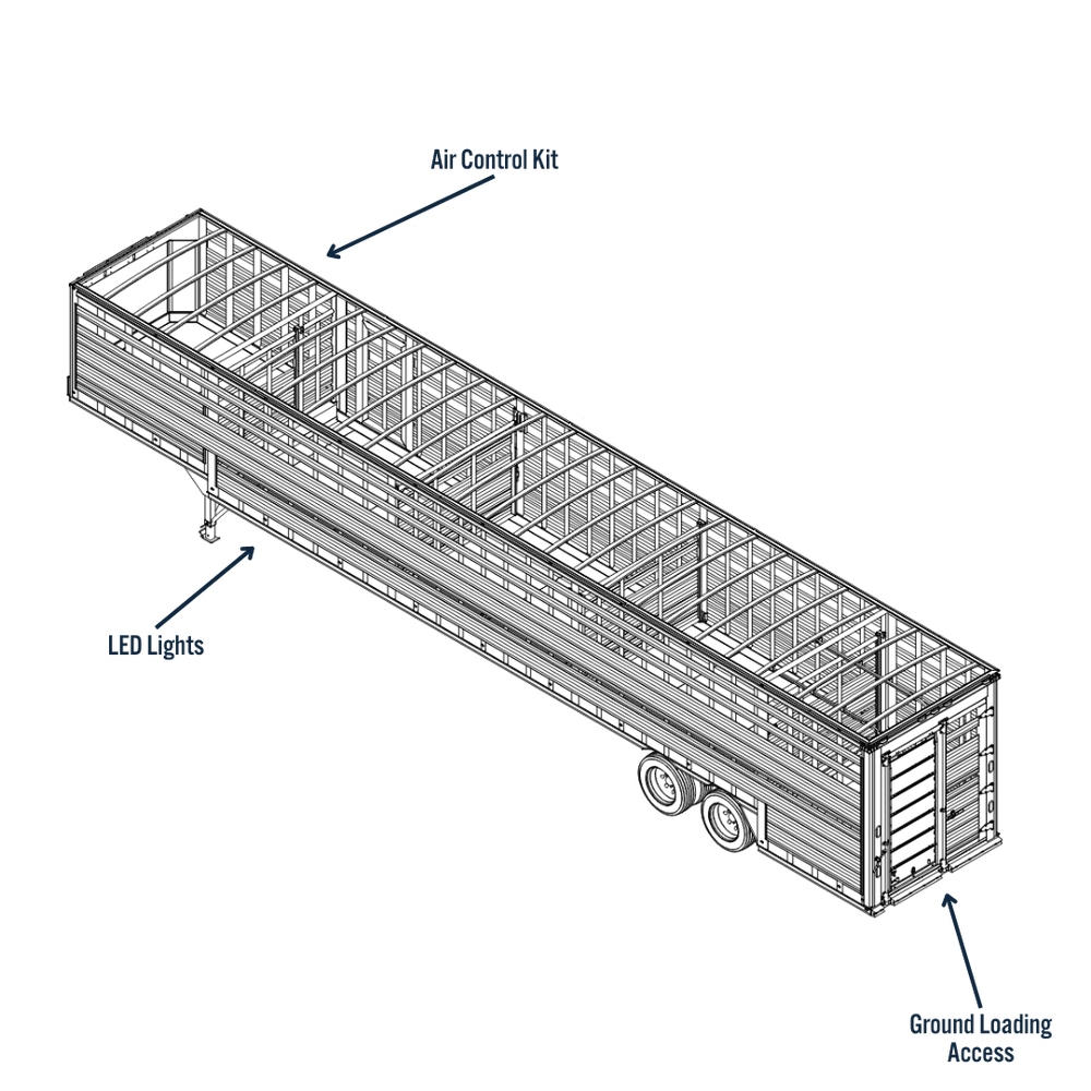 Ground Load Livestock Trailers Built to Last — Barrett Trailers ...