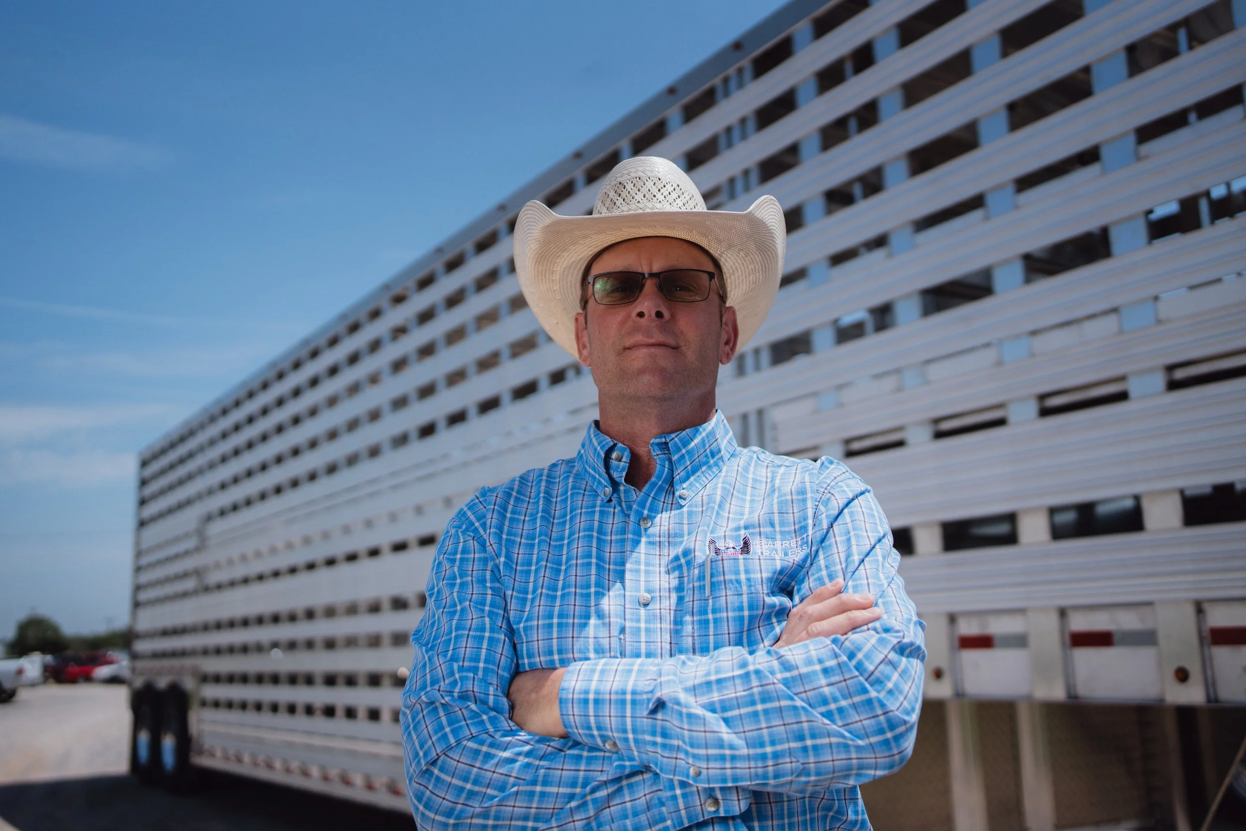 Ground Load Trailers Made For Livestock — Barrett Trailers - Livestock ...