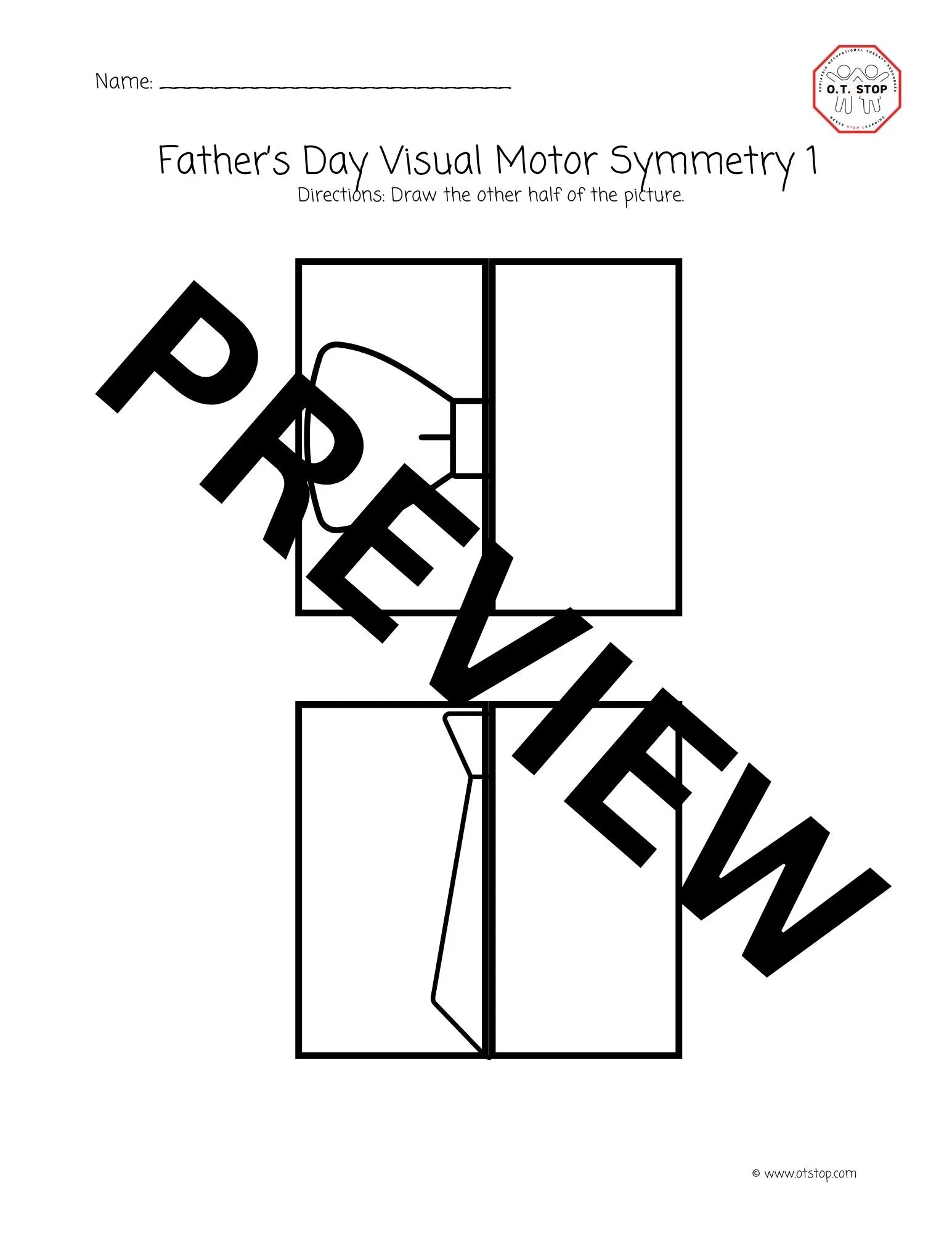Father's Day Symmetry — O.T. Stop