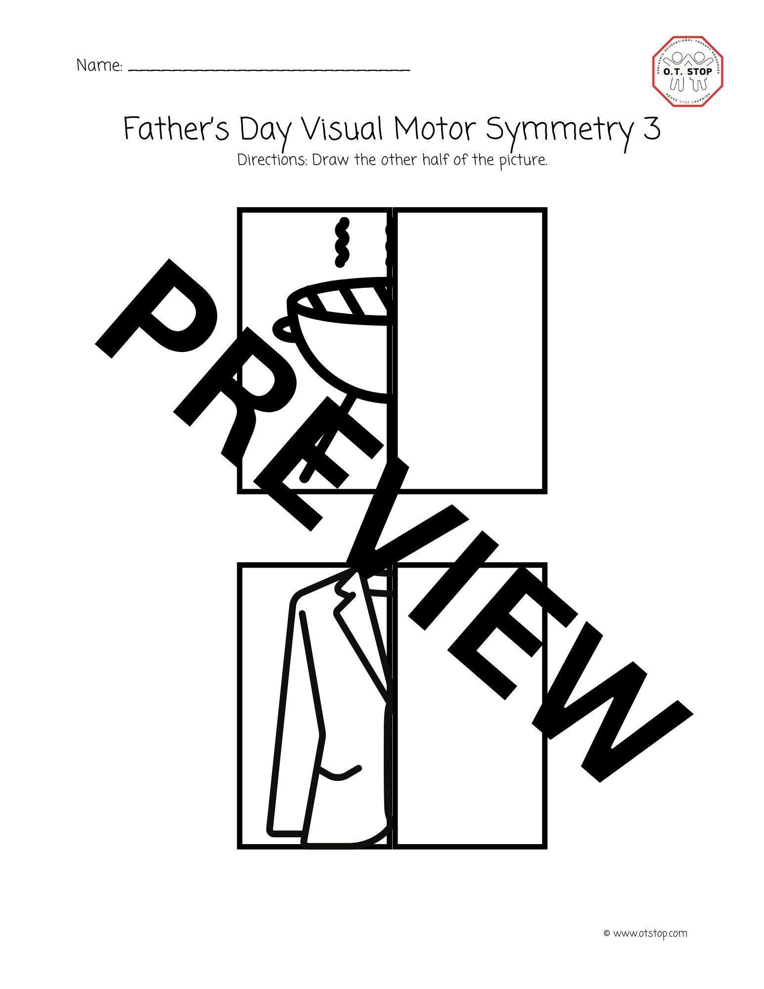 Father's Day Symmetry — O.T. Stop