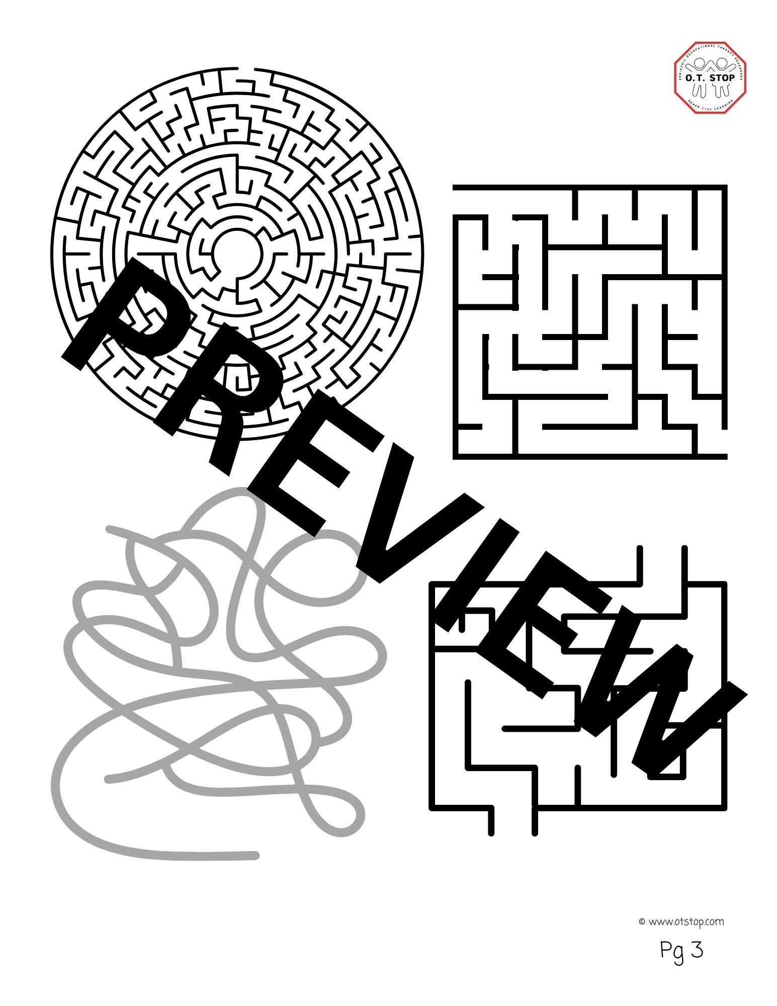 Mini Mazes — O.T. Stop