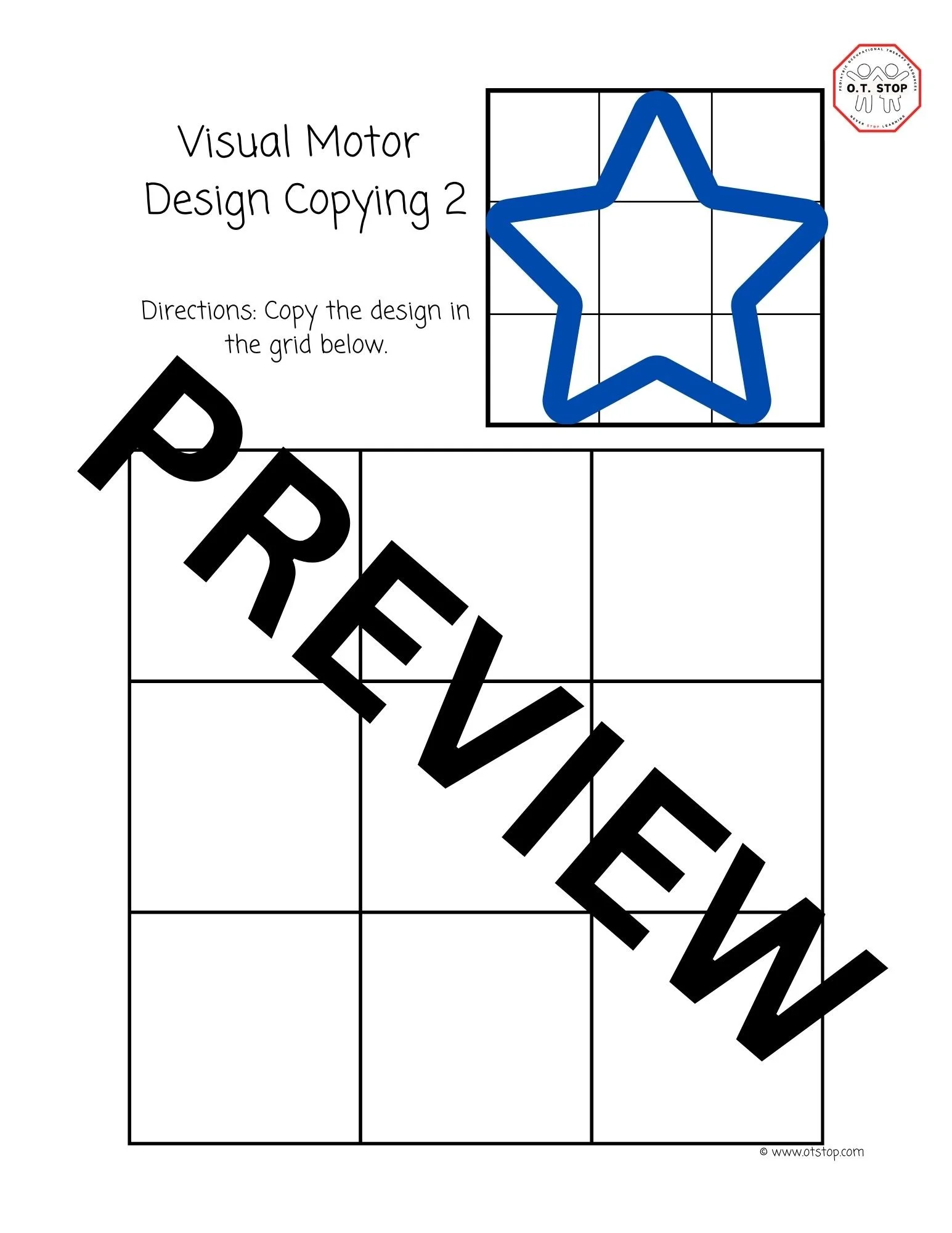 Visual Motor Design Copying — O.T. Stop