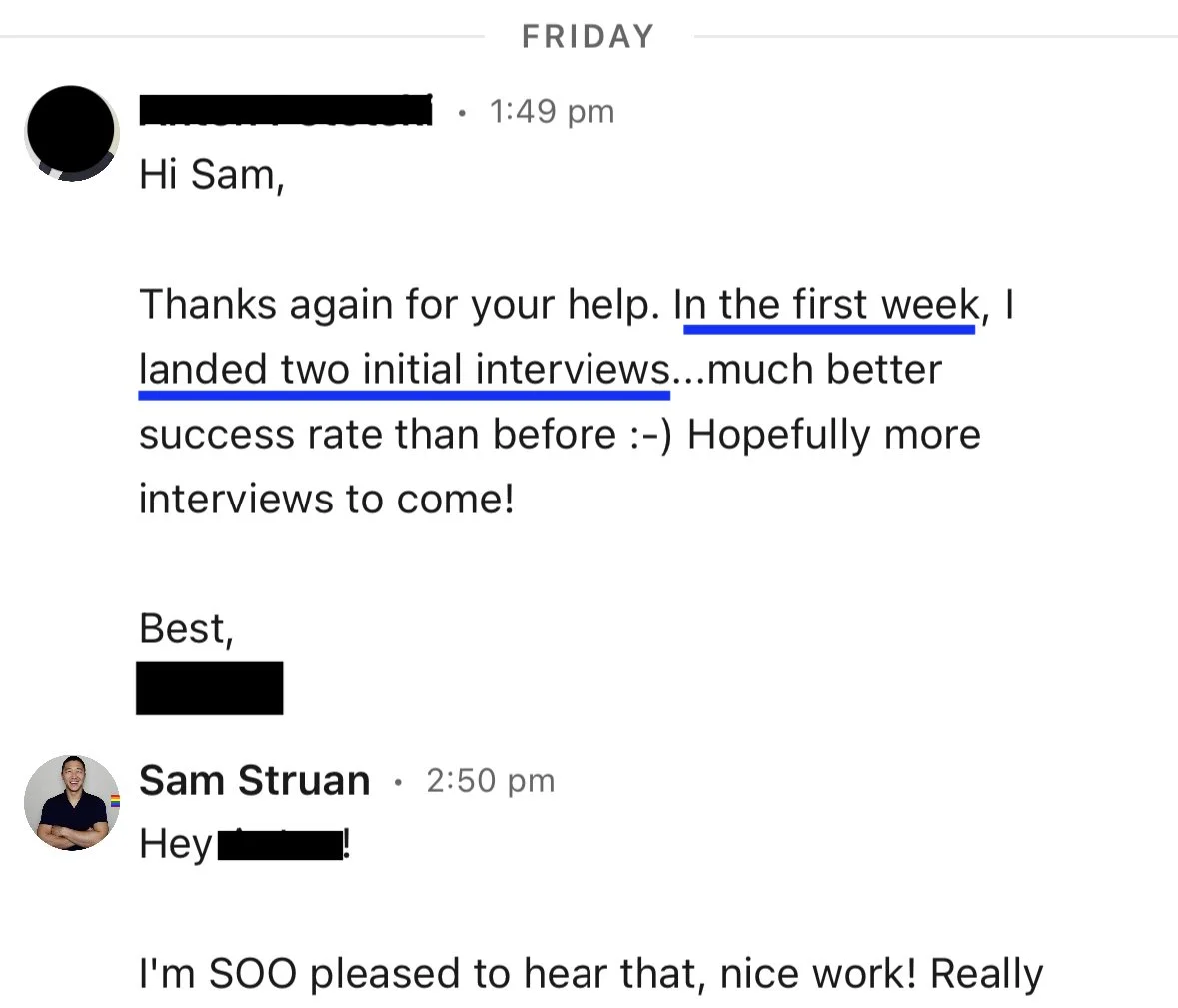 FREE Résumé Template — SAM STRUAN