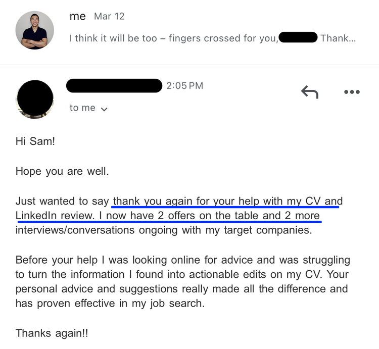 My Résumé/CV — SAM STRUAN