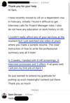 FREE Résumé Template — SAM STRUAN
