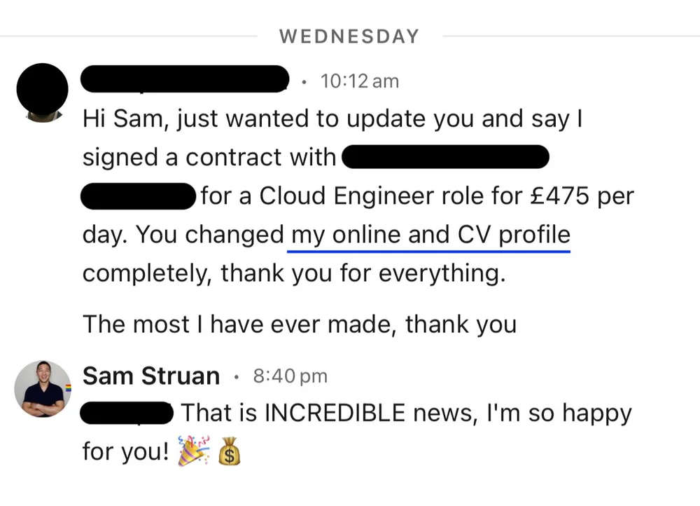 My Résumé/CV — SAM STRUAN