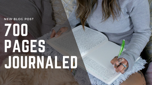 700 Pages Journaled — Raina O'Dell