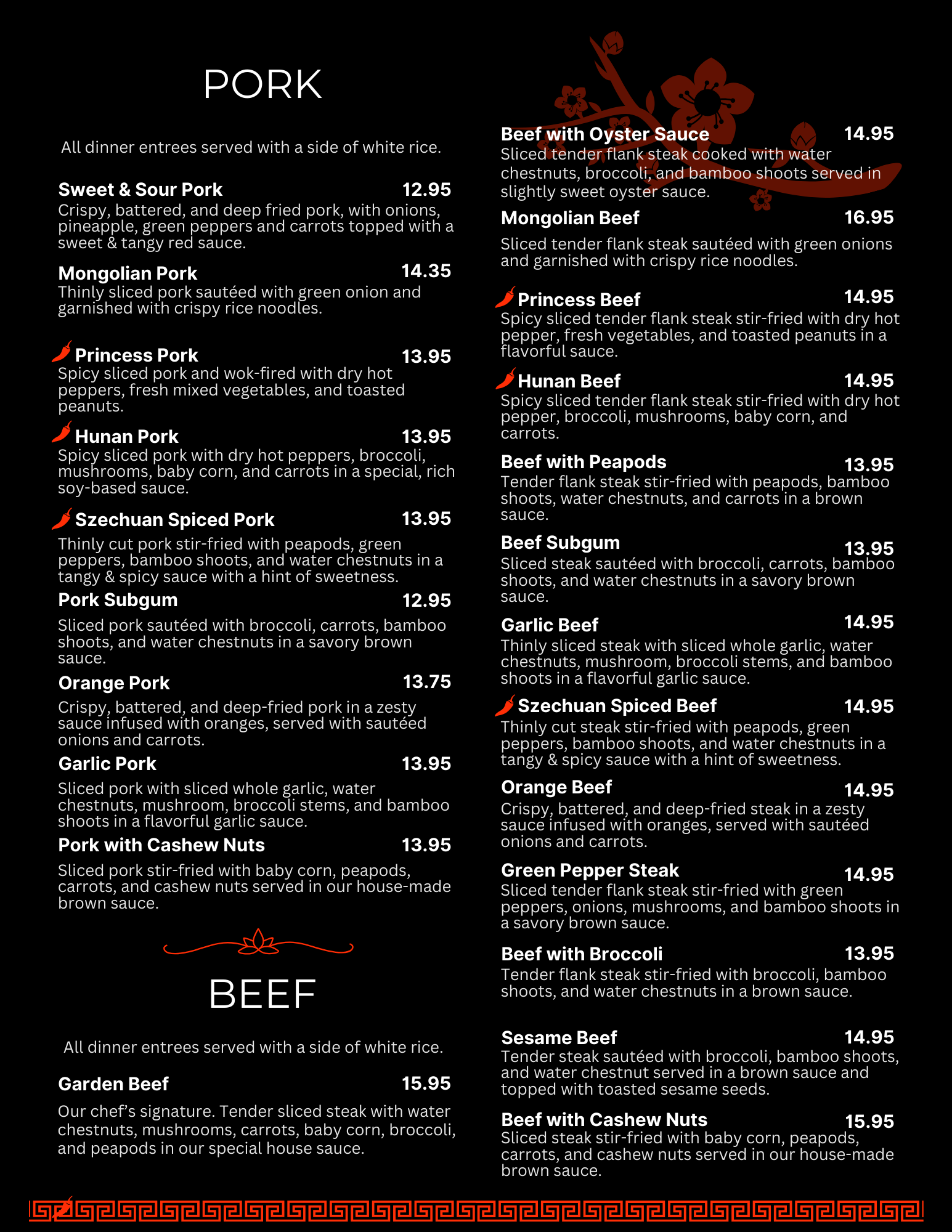 Ko's Garden Menu | Savor Authentic Flavors — Your Site Title