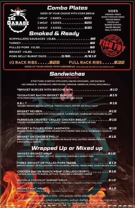 The Garage BBQ Pit and Saloon