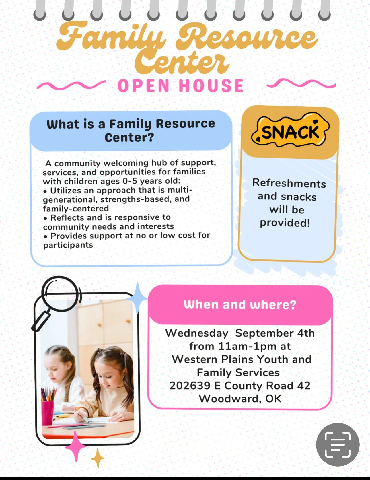 Open House - Family Resource Center — Woodward Chamber of Commerce
