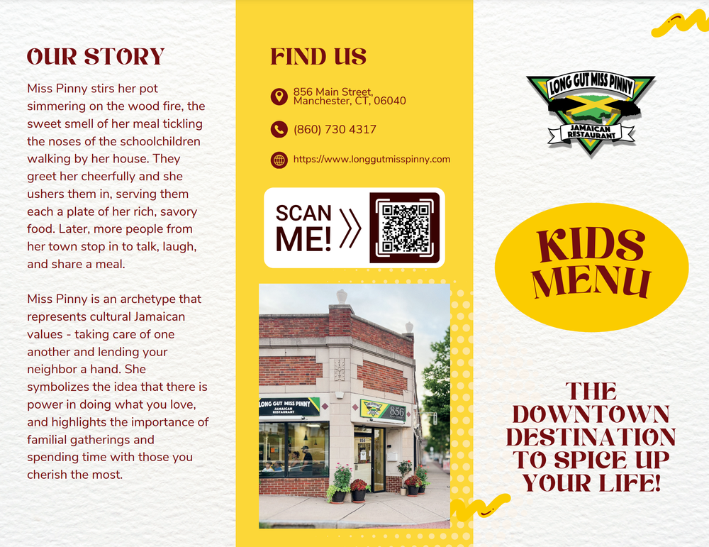 Menu — Long Gut Miss Pinny