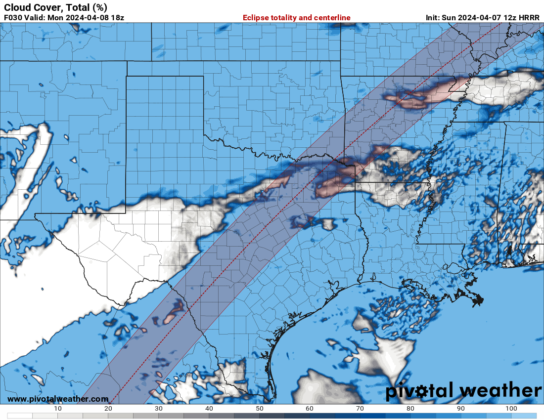 The latest eclipse models… — Mark Langford's Weather Page