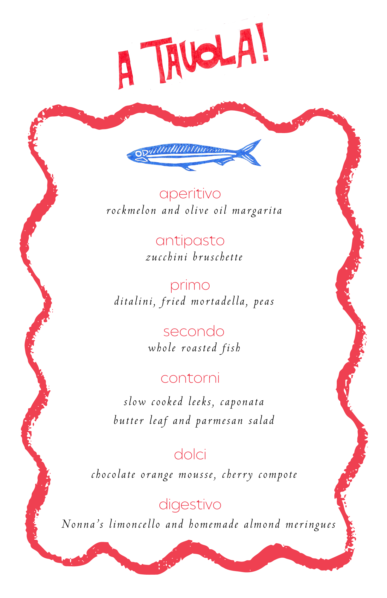 Our Menus | Seasonal & Custom Italian Dining Experiences — A Tavola!