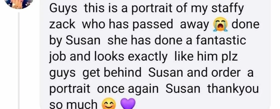 Susan Gilder : Custom pet portraits.