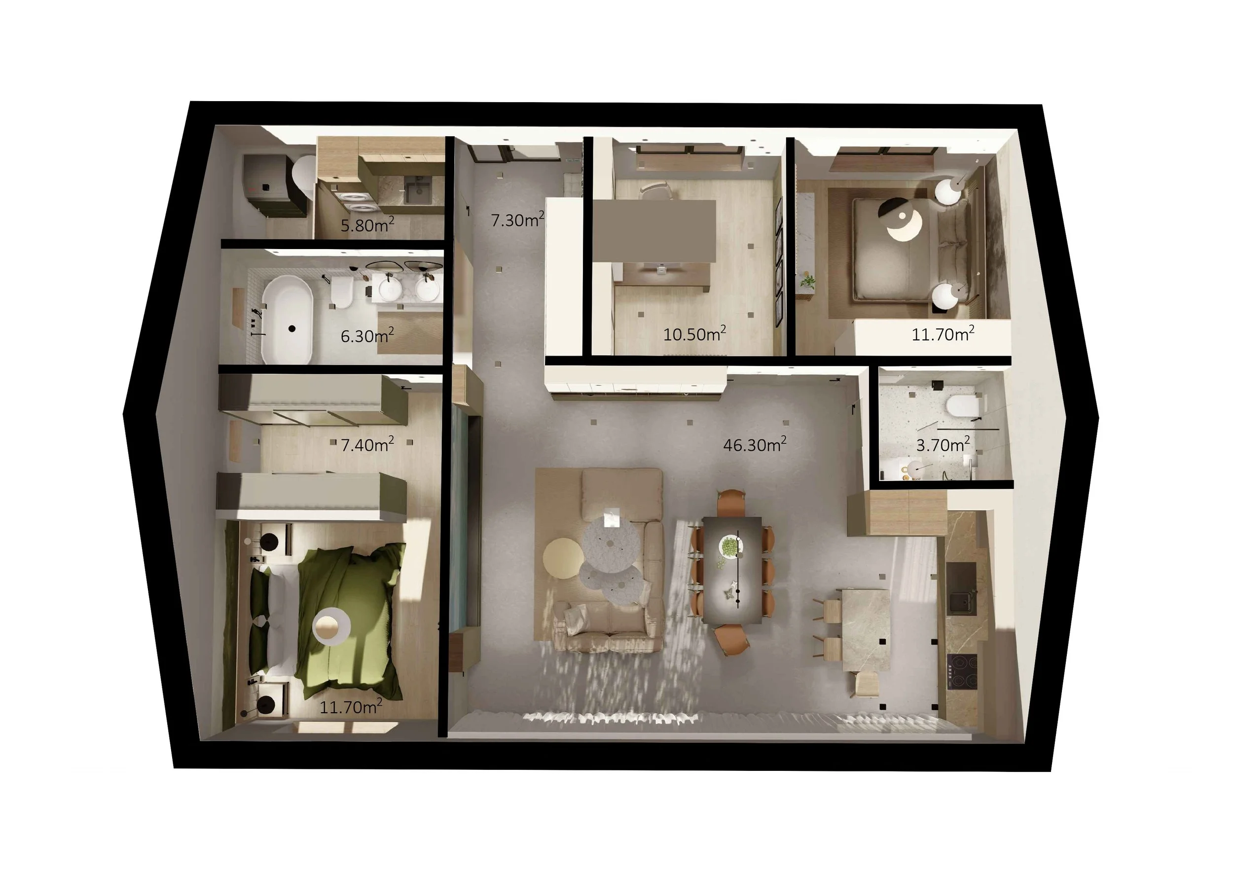 110m2.lv- TikTok Māja