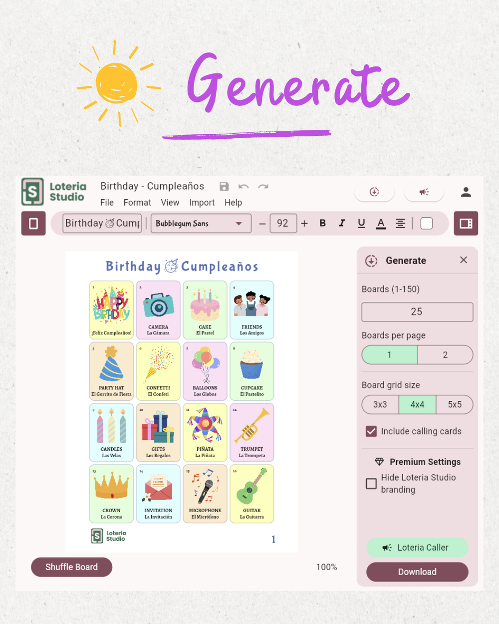 How to Make a Custom Lotería Set in Minutes with Loteria Studio ...