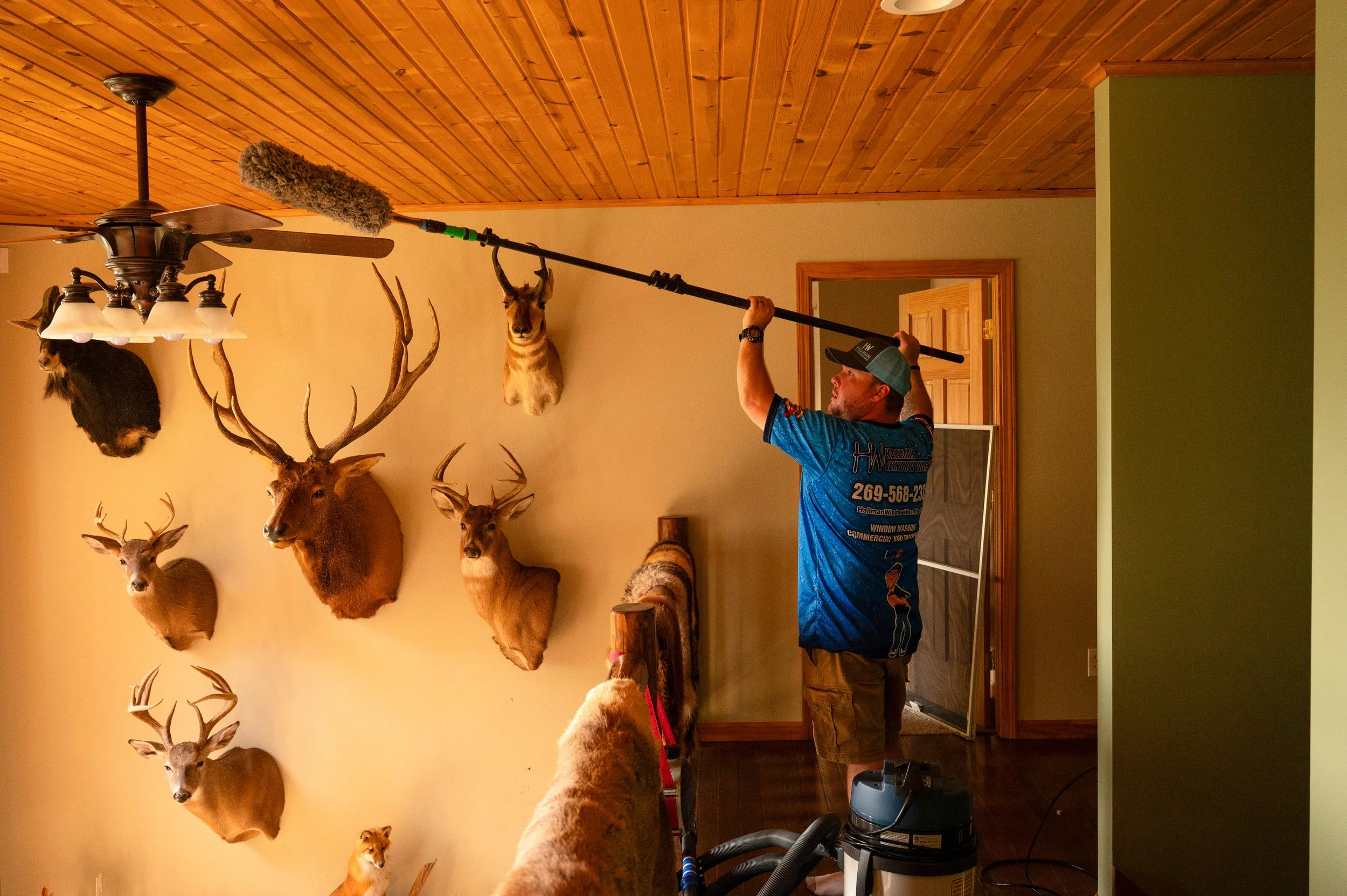 Commercial and Residential High Dusting — Hallman Window Washing