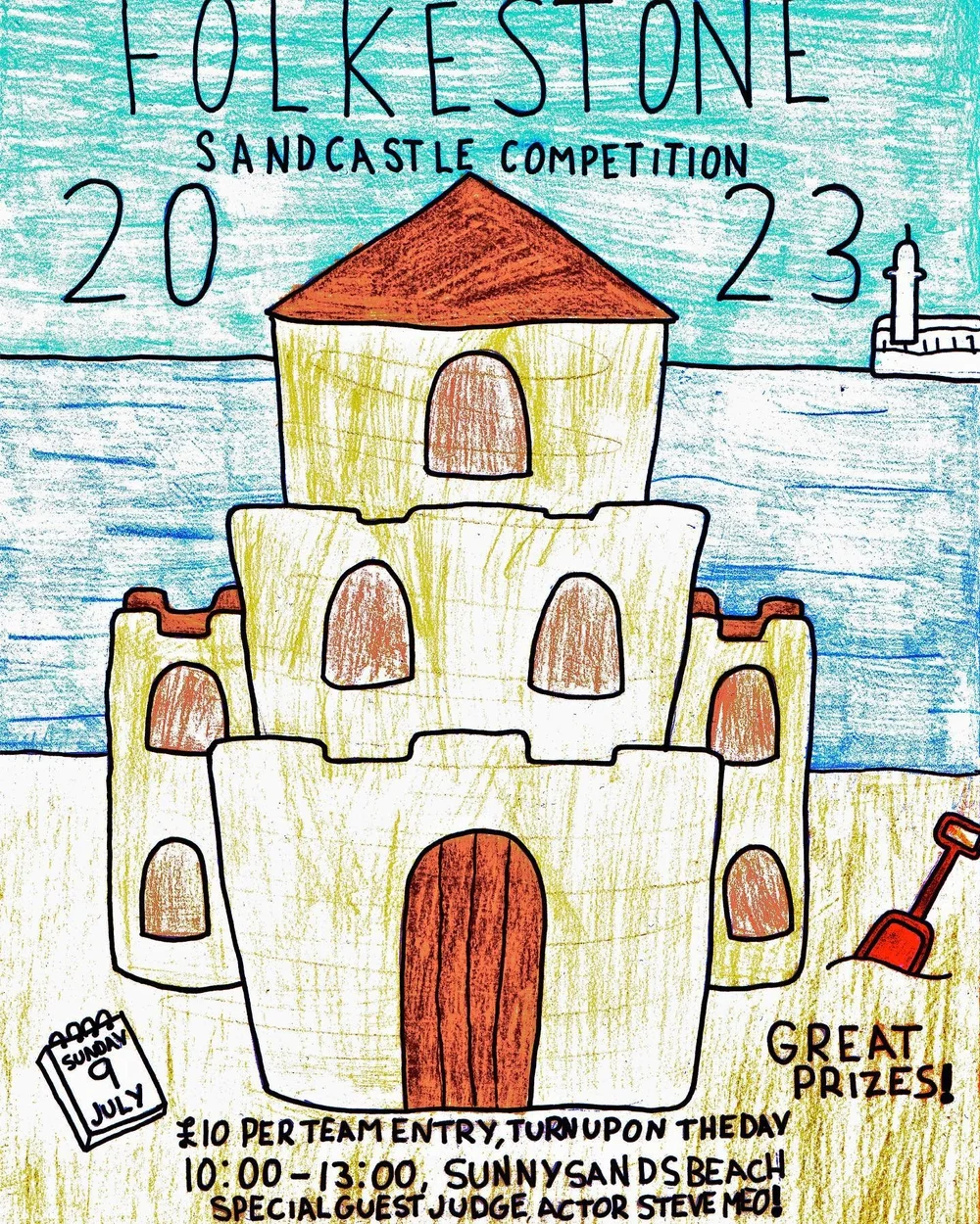 Folkestone Sandcastle Competition 2023 — Shane Record