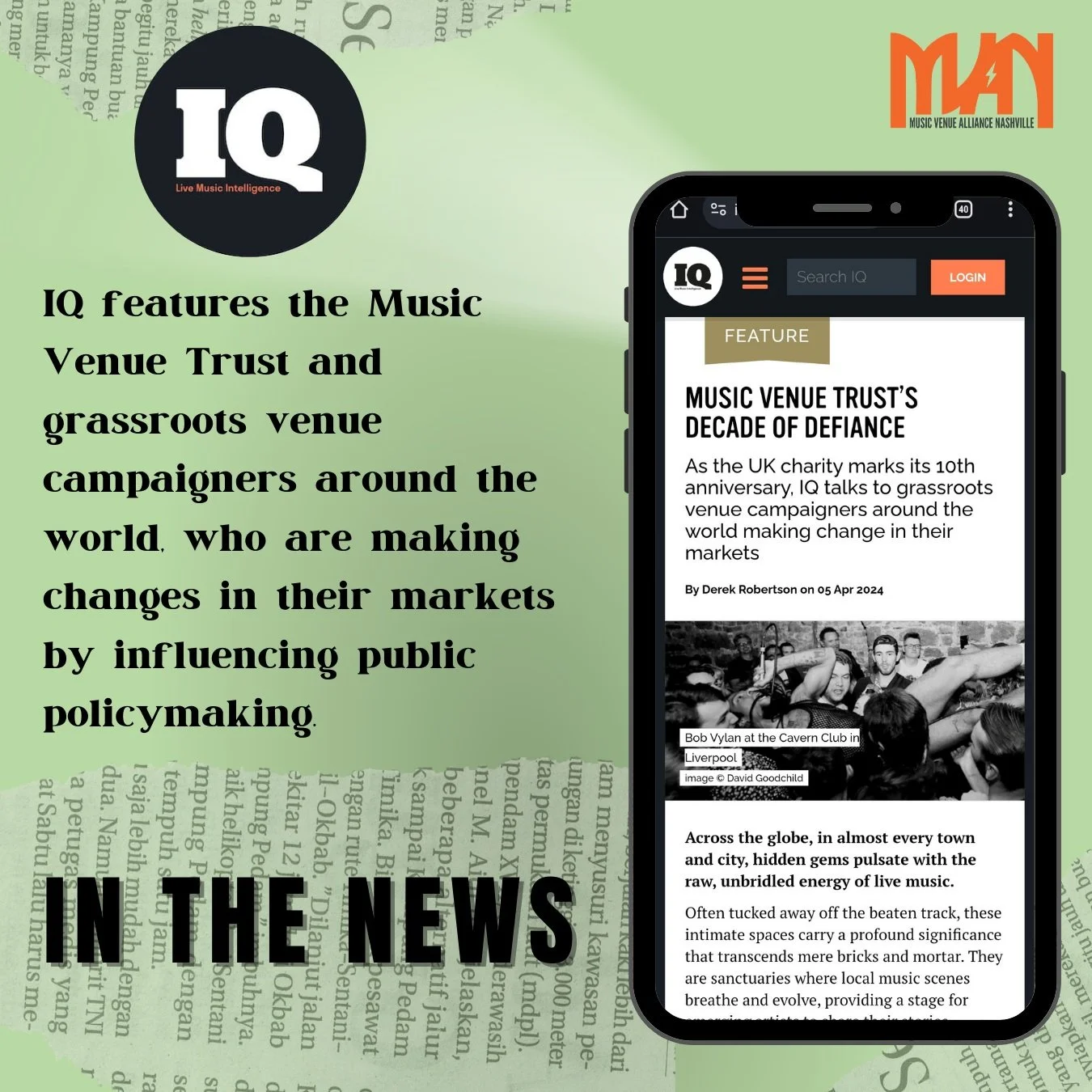 Music Venue Alliance Nashville News — MVAN