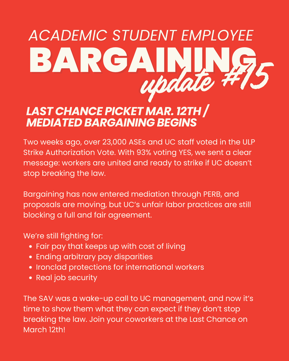 ASE Bargaining Updates — UAW 4811