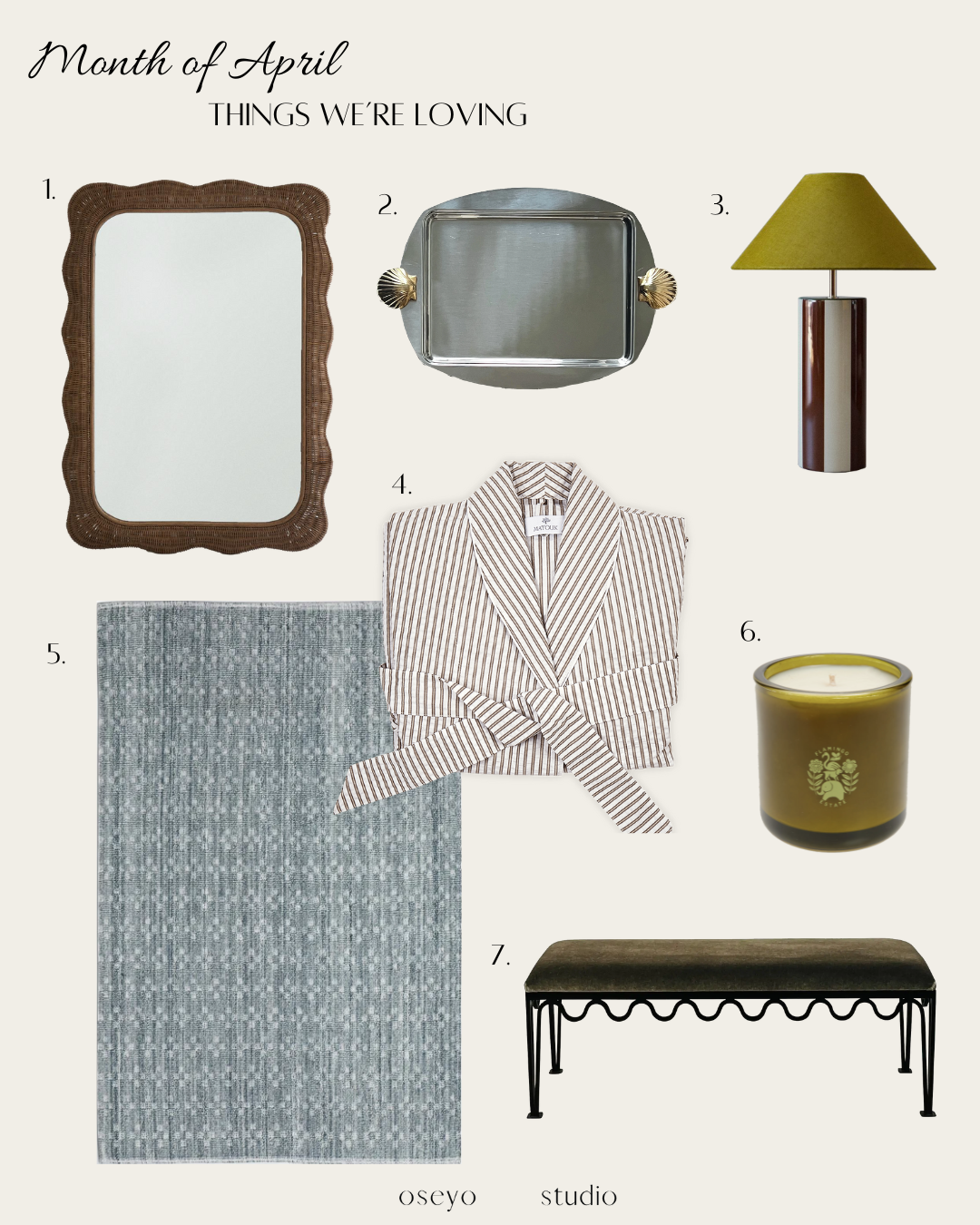 April Favorites! — oseyo studio