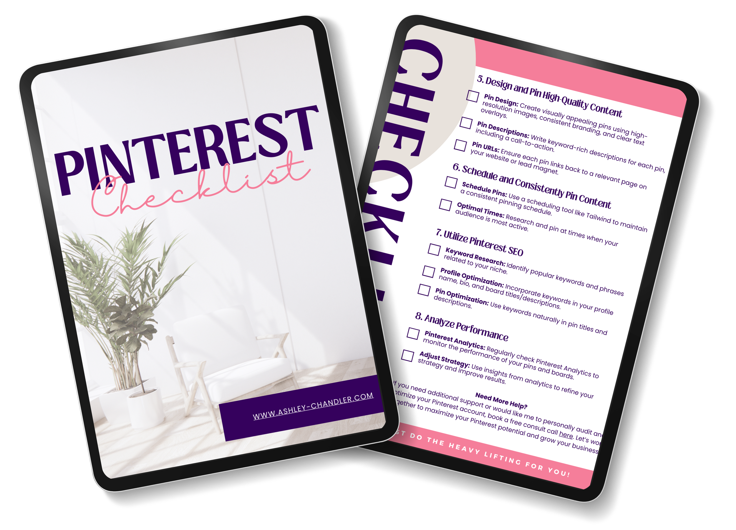 Pinterest Checklist — Ashley-Chandler
