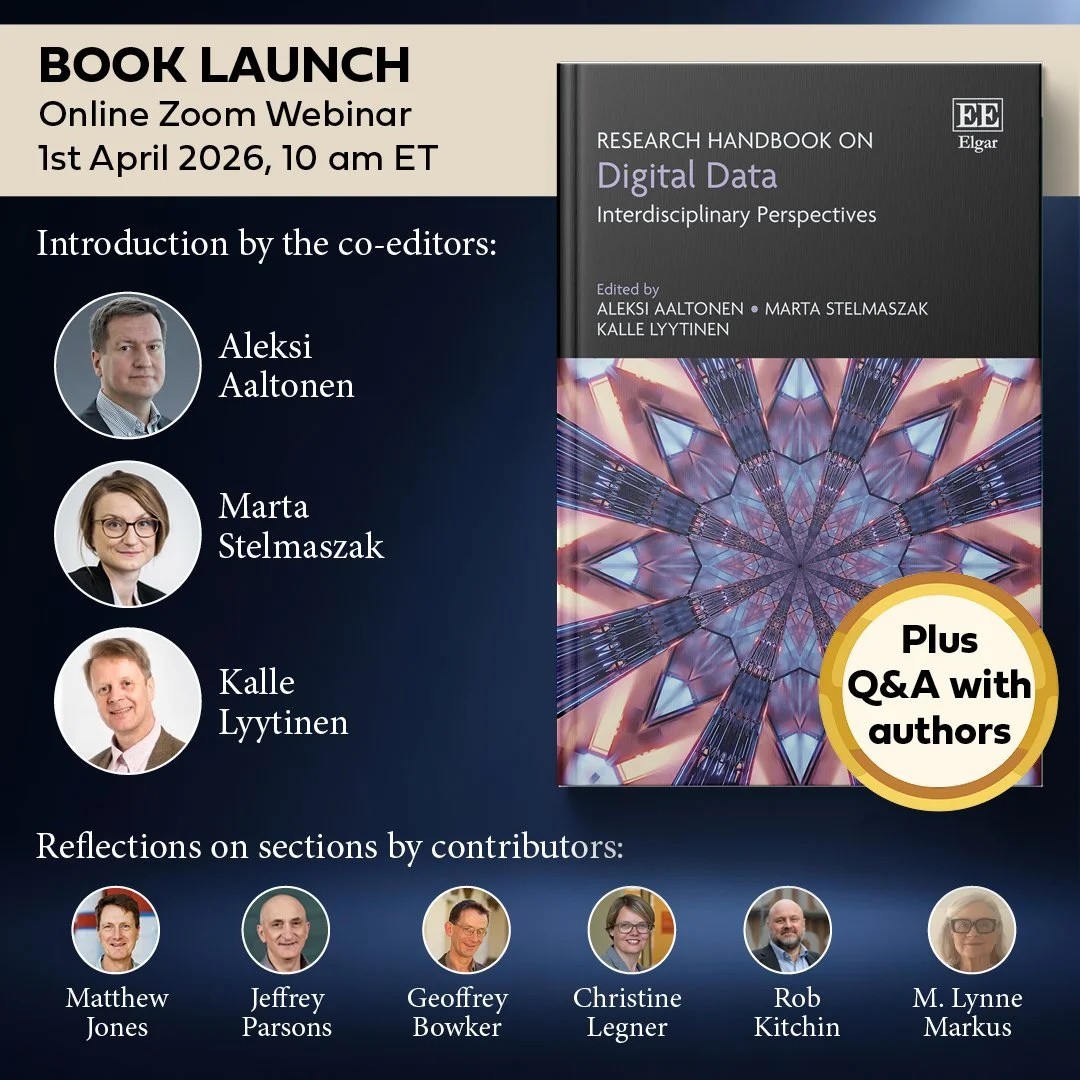 Join Us for the Online Book Launch of the Research Handbook on Digital ...