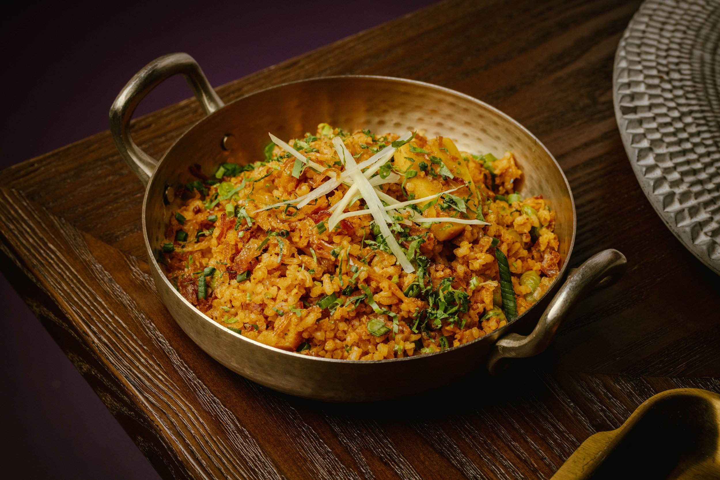 LOTUS ROOT & EDAMAME PULAO — Leela