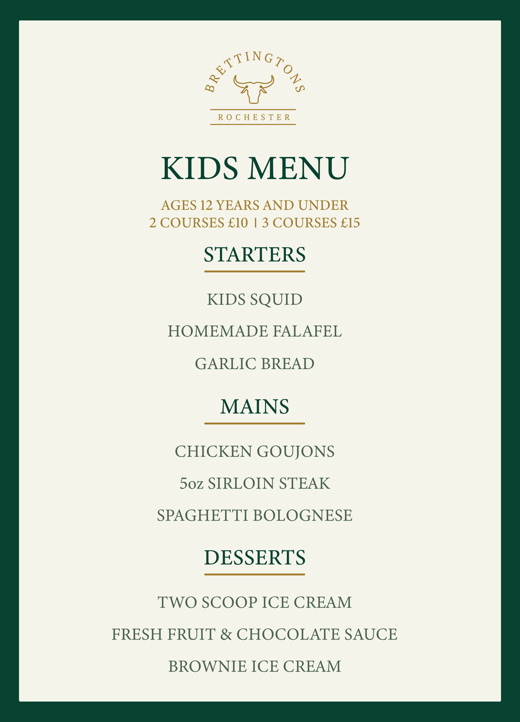 Brettingtons Steak & Lobster Dishes – Set Lunch, Dinner & Sunday Lunch ...