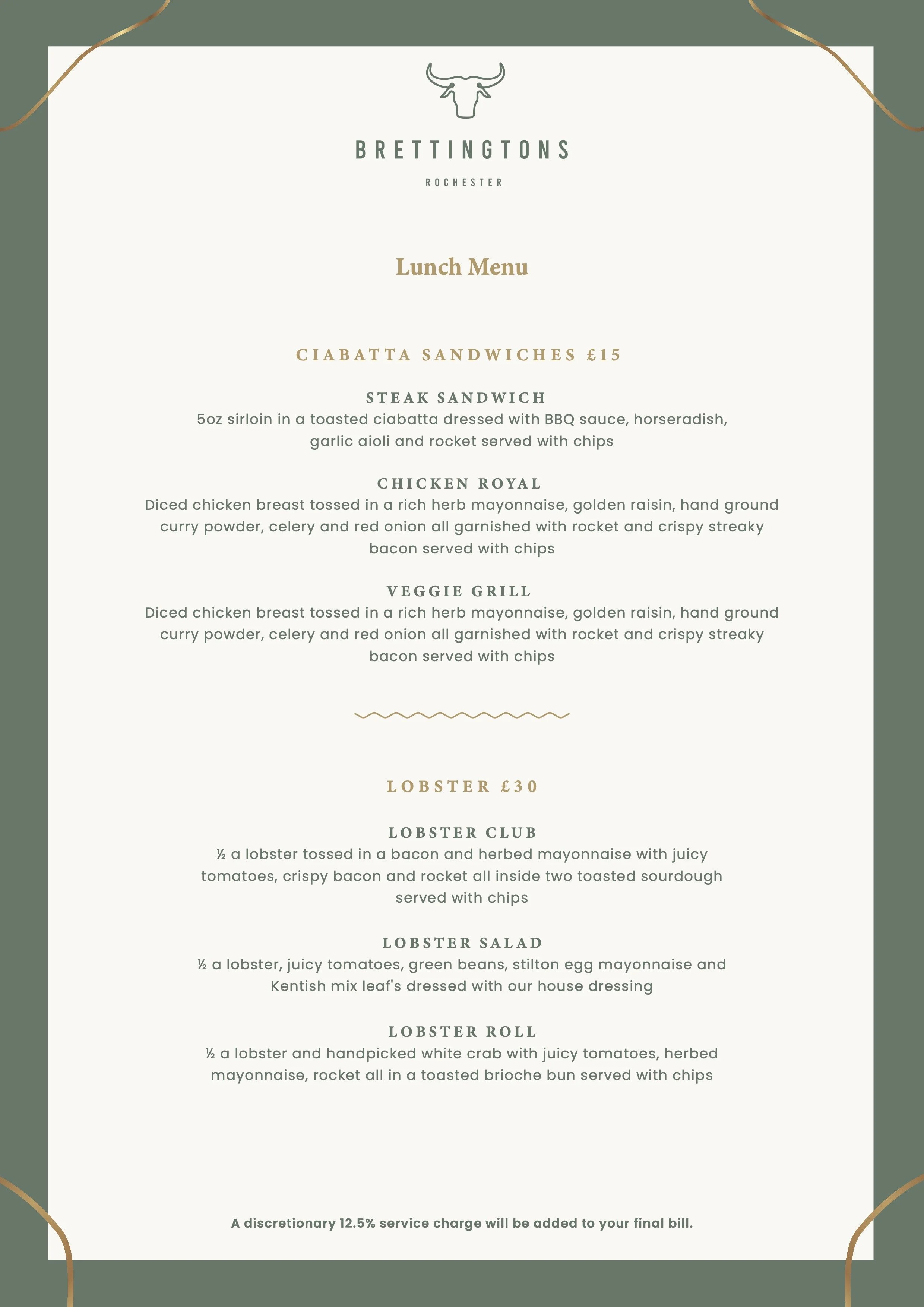 Indulge in Exquisite Offerings | Brettington's Menu Items | Rochester, Kent