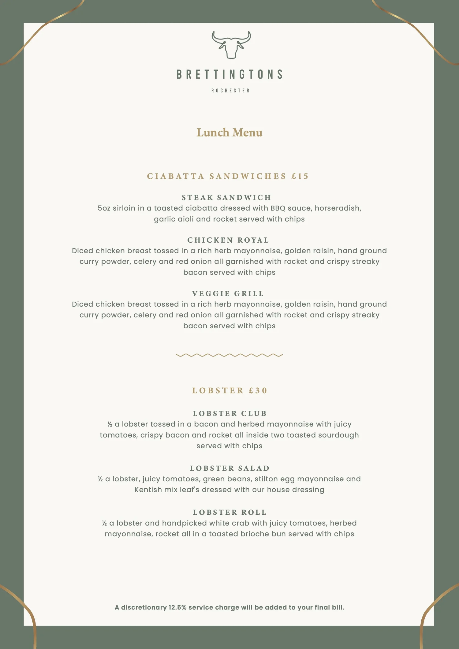 Indulge in Exquisite Offerings | Brettington's Menu Items | Rochester, Kent