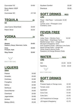 Brettingtons Steak & Lobster Dishes – Set Lunch, Dinner & Sunday Lunch ...