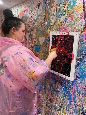Brisbane's First Splatter Room Experience — Rosé Soirée