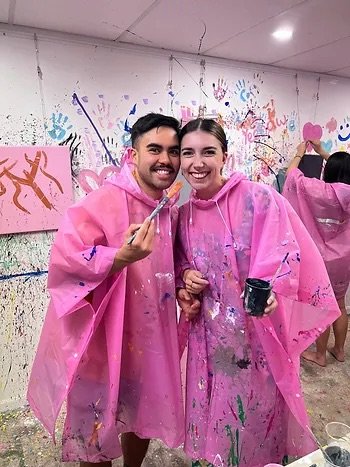 Brisbane's First Splatter Room Experience — Rosé Soirée