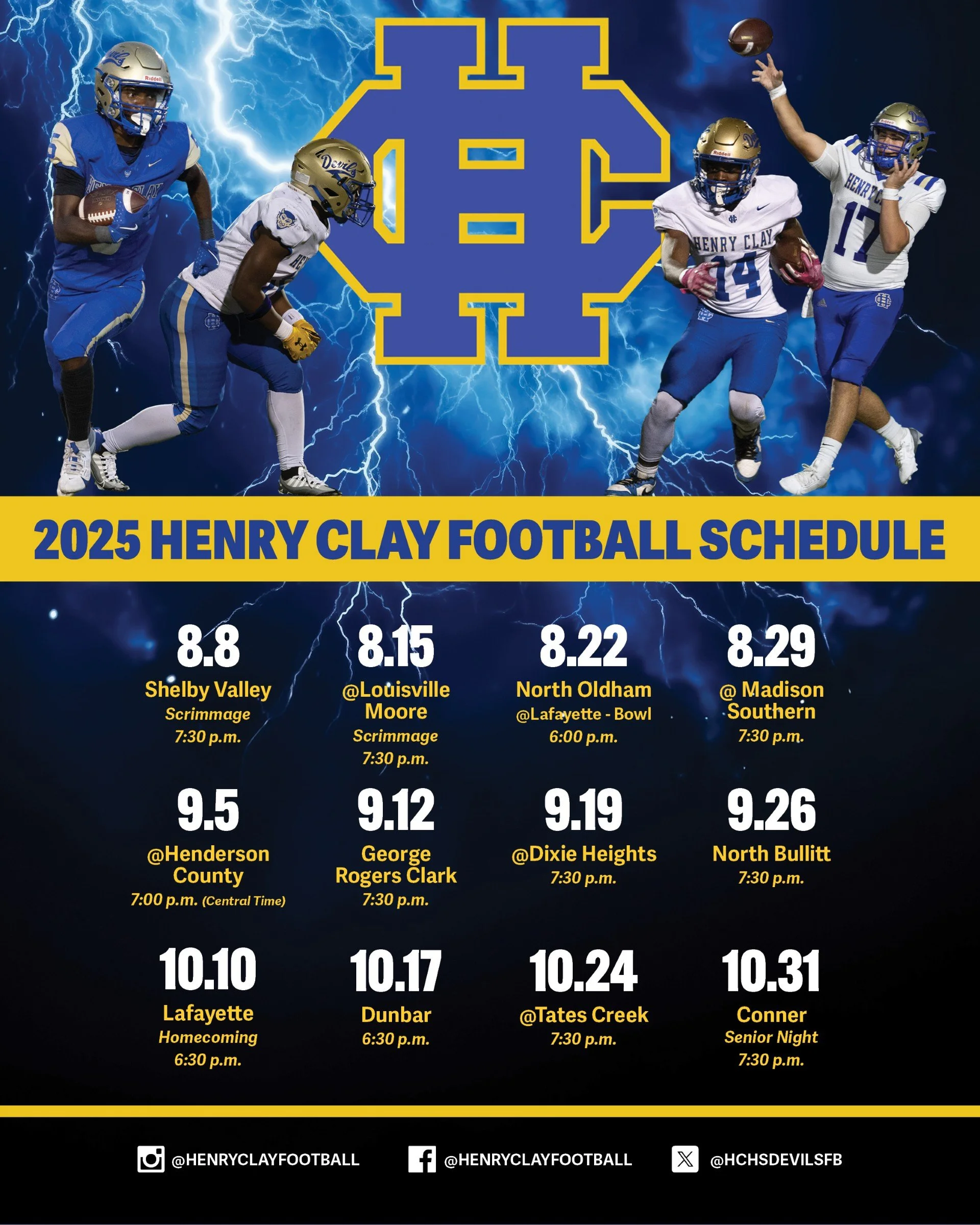 Henry Clay Football — HCHS Athletics