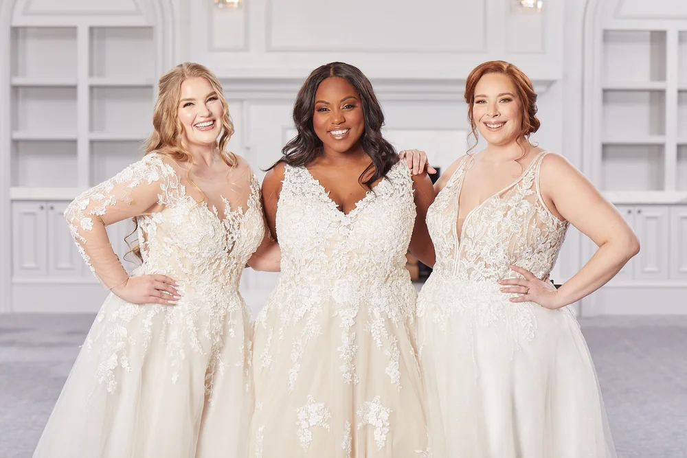The Sample Room — Brides by Young - Mid to Plus-Size Wedding Dresses ...