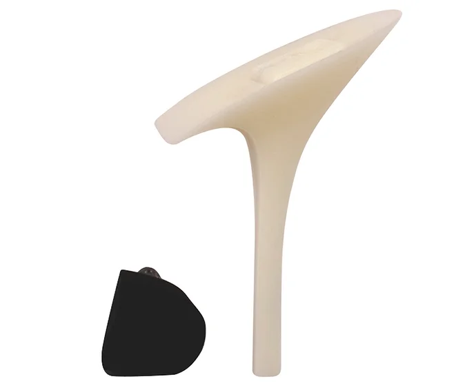 Stiletto Plastic High Heel (White) — Creations by Jaimie