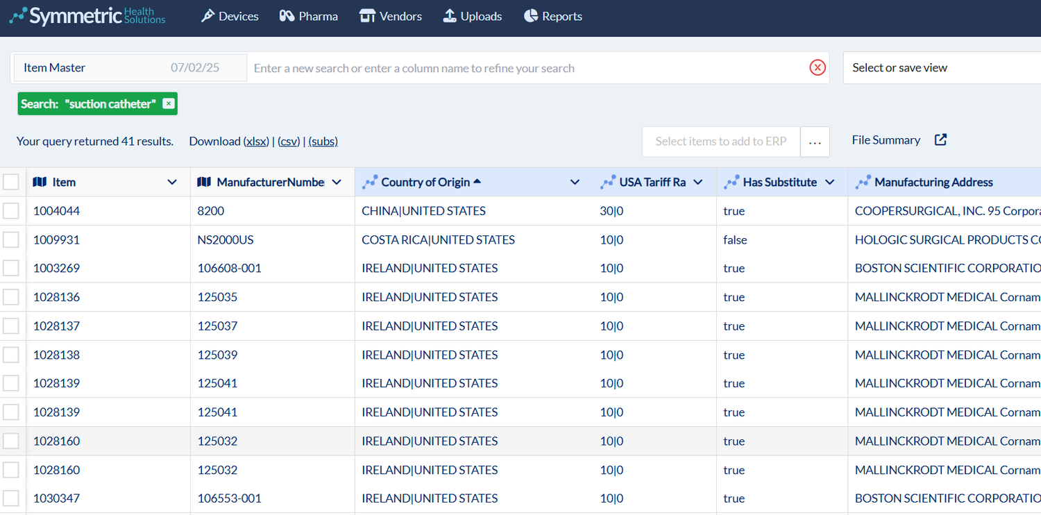 Country of Origin Search and Database for Medical Devices, Products ...
