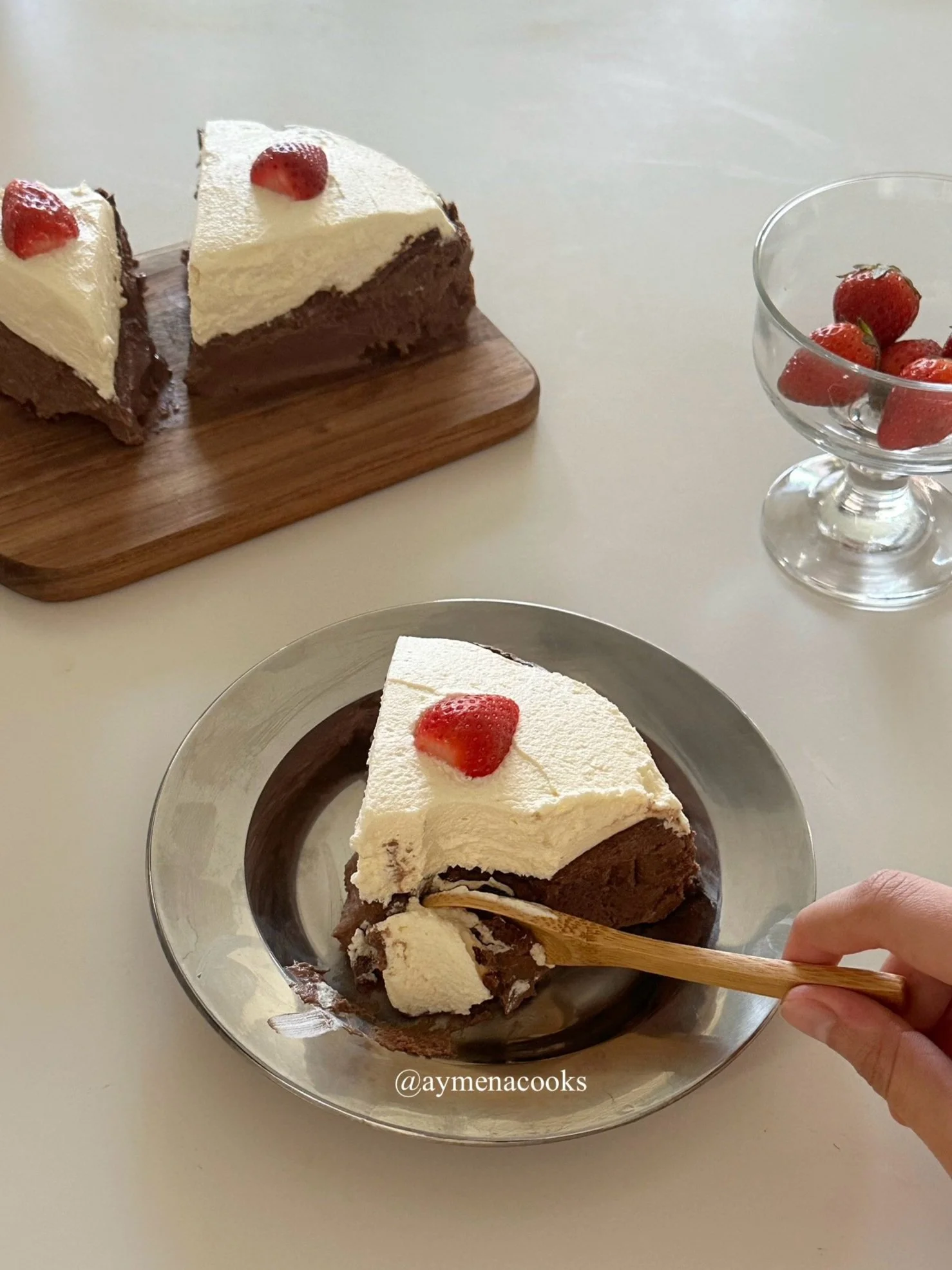 chocolate basque cheesecake — Lunch Break