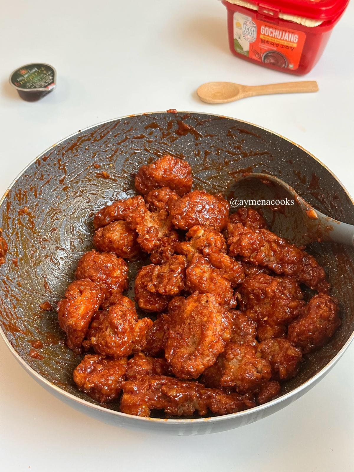 korean fried chicken (yangnyeom chicken) — Lunch Break