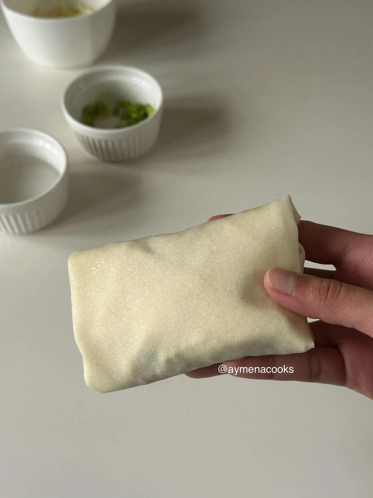 buldak ramen spring rolls — Lunch Break
