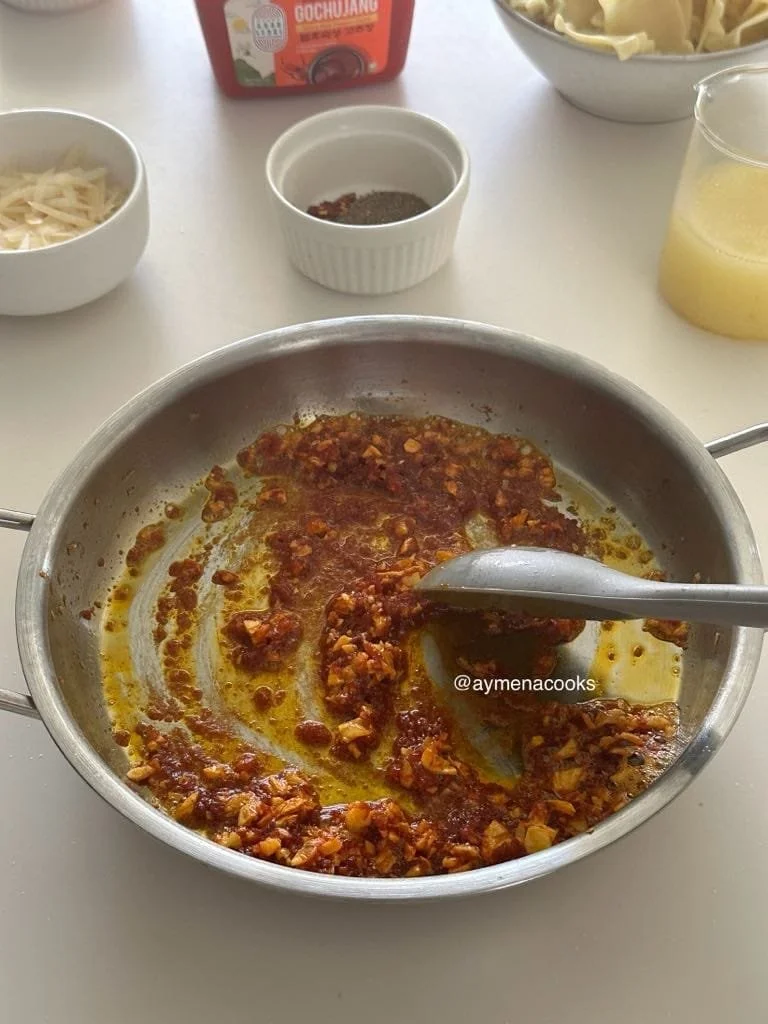 gochujang garlic butter pasta — Lunch Break