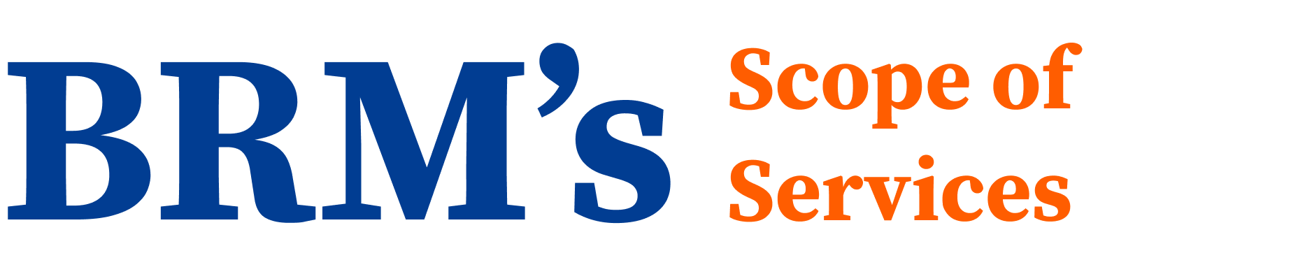 Our Services — BRM Utility Services