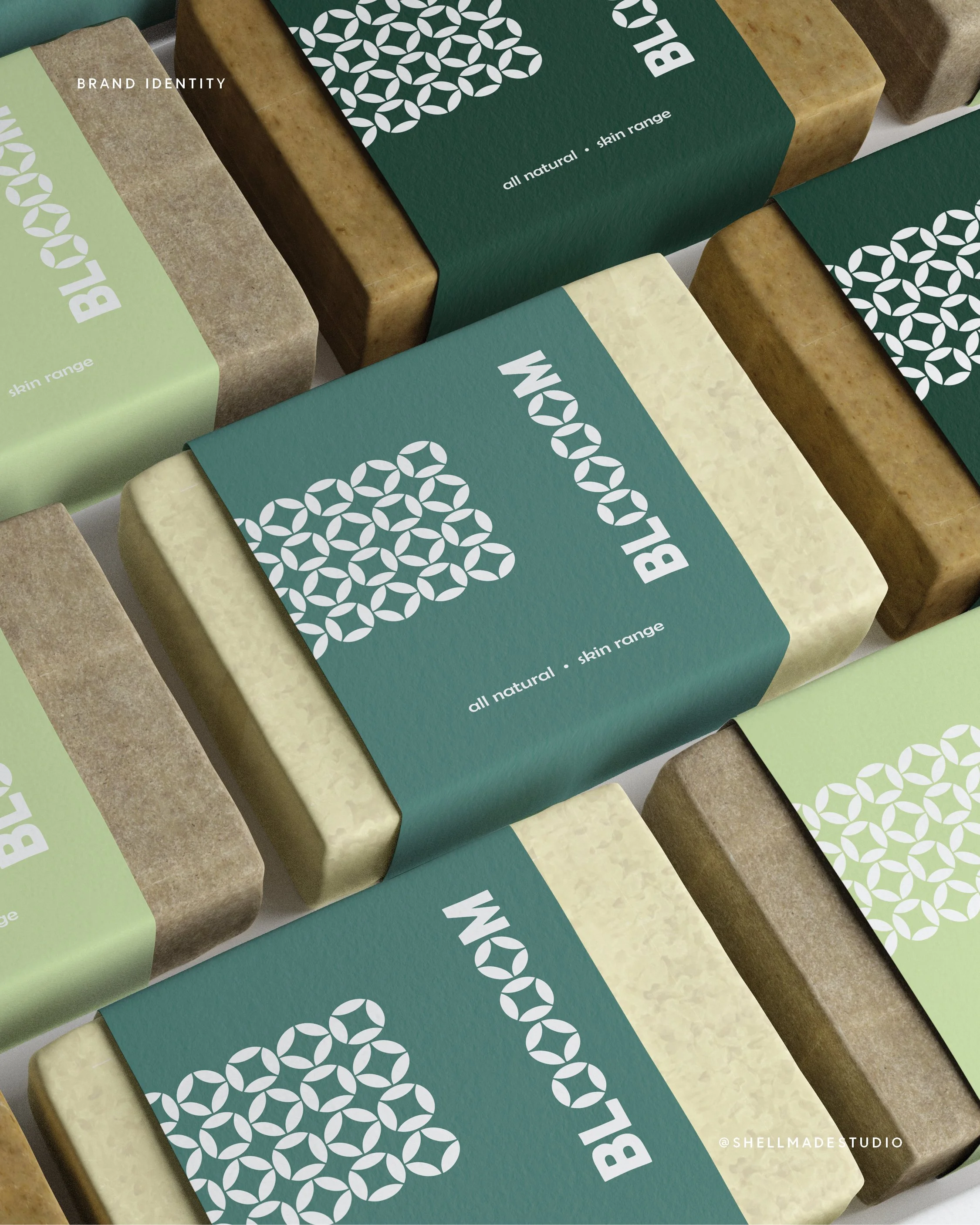 🎨 Shellmade Studio | Brand Identity & Surface Pattern Design